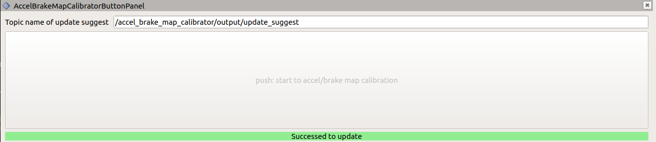 Accel Brake Map Calibrator - Autoware Documentation